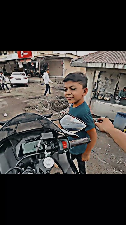 CUTE BOY🧒 REACTION🔥 || WAIT FOR HIS SMILE ||😍👀 #shorts #classyrider - YouTube