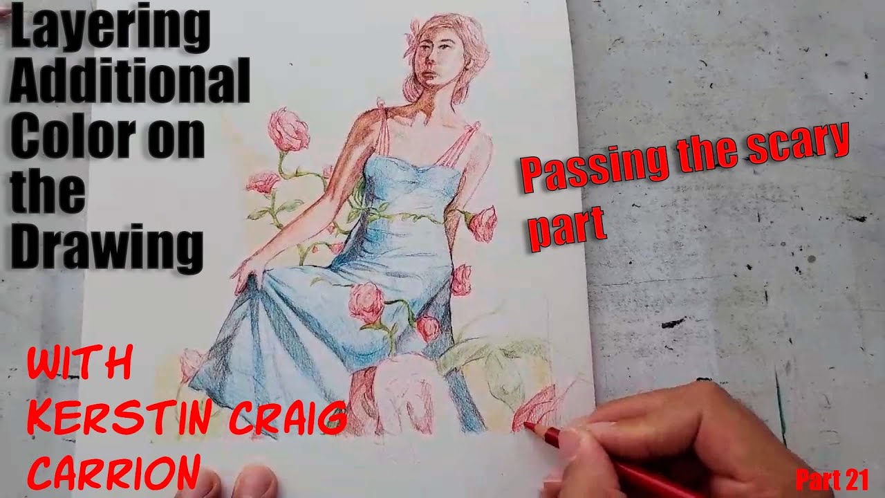Layering Additional Color on the Drawing - YouTube