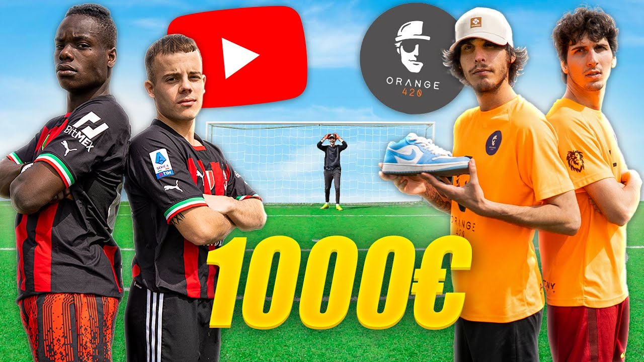 ⚽ 1000€ FOOTBALL CHALLENGE: Enry Lazza e @off_samuell vs Orange420 ...