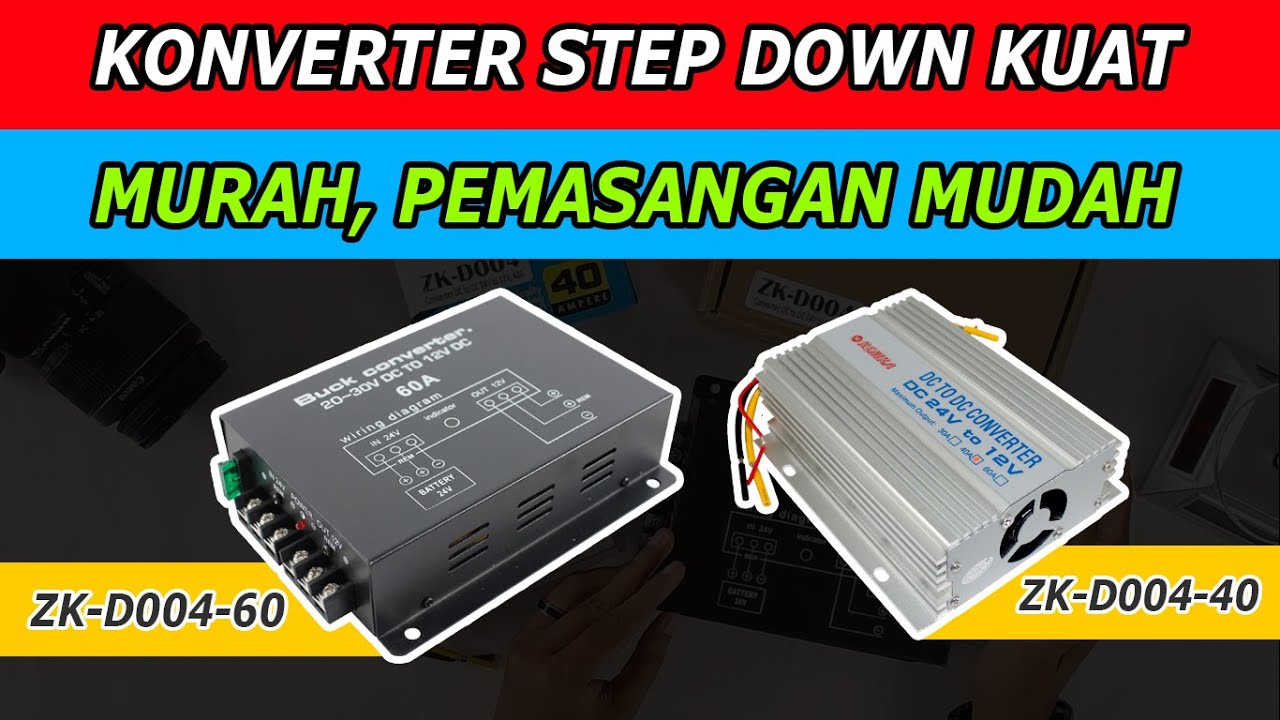 Konverter Step Down Kuat, Murah, Pemasangan Mudah | Kenika DC to DC Converter ZK-D004 Series ...