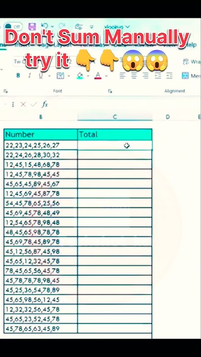 Excel tips & tricks ll Sum tricks ll Advance Excel function ll #shorts - YouTube