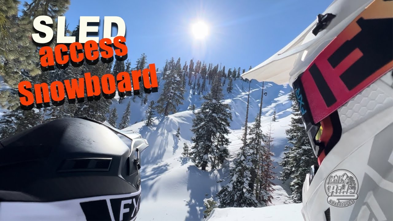 Sled Access Snowboard Day - YouTube
