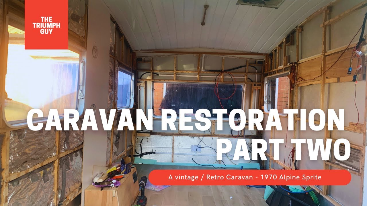 Vintage Caravan Transformation: Flooring, Ceiling, and Insulation ...