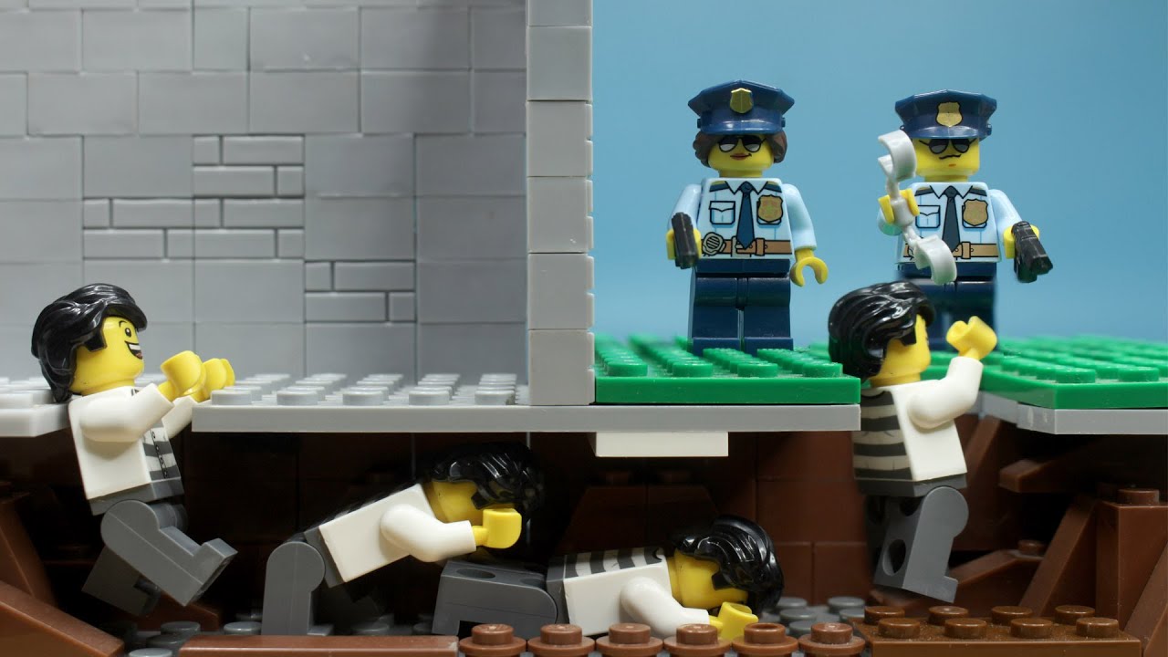Lego City Prison Break: Perfect escape times | Lego Stop Motion - YouTube