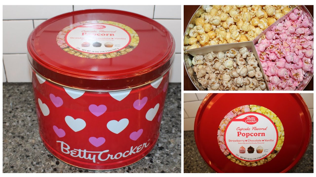 Betty Crocker Cupcake Flavored Popcorn: Strawberry, Chocolate & Vanilla ...