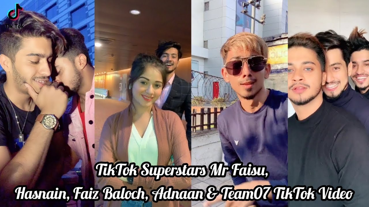 TikTok Superstars Mr Faisu, Hasnain, Faiz Baloch, Adnaan & Team07 ...