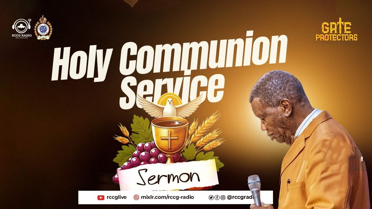 PASTOR E.A ADEBOYE | RCCG OCTOBER HOLY COMMUNION SERVICE - thejesusculture