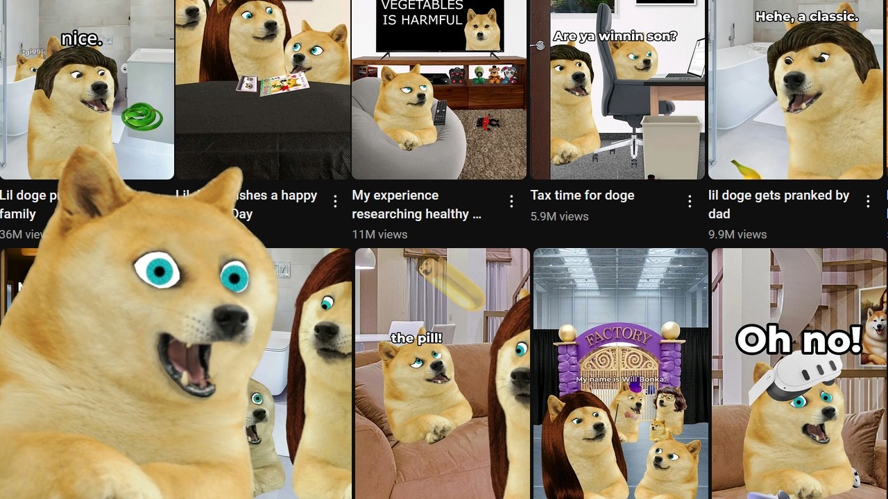 All Squillian lil boy doge shorts! - YouTube