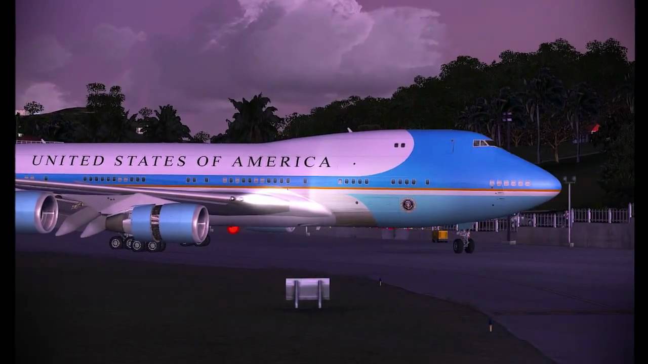 FSX: Air Force One revisits Saint Barthélemy (TFFJ) - YouTube