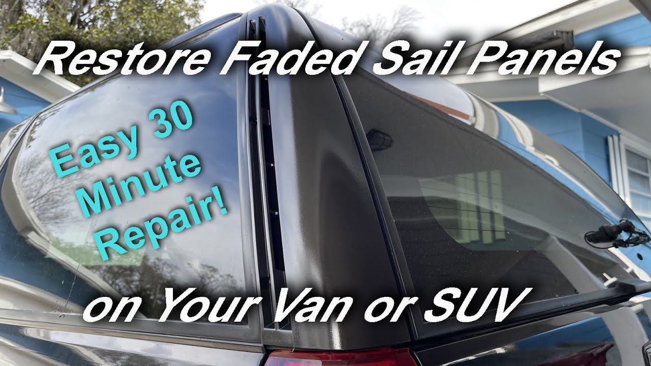 30 minutes to perfect Van or SUV Sail Panels - 1999 Escalade - YouTube