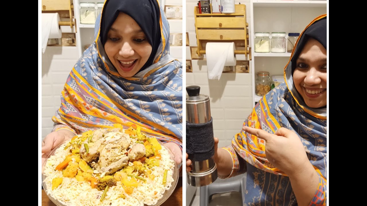 HEALTHY STEAMED VEGGIE CHICKEN RICE - NAS TIPS AT END | NAS KITCHEN ...