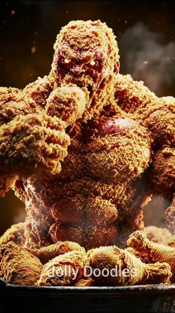 Scary Food Monsters Animation | Fried Chicken, Shawarma & Chocolate ...