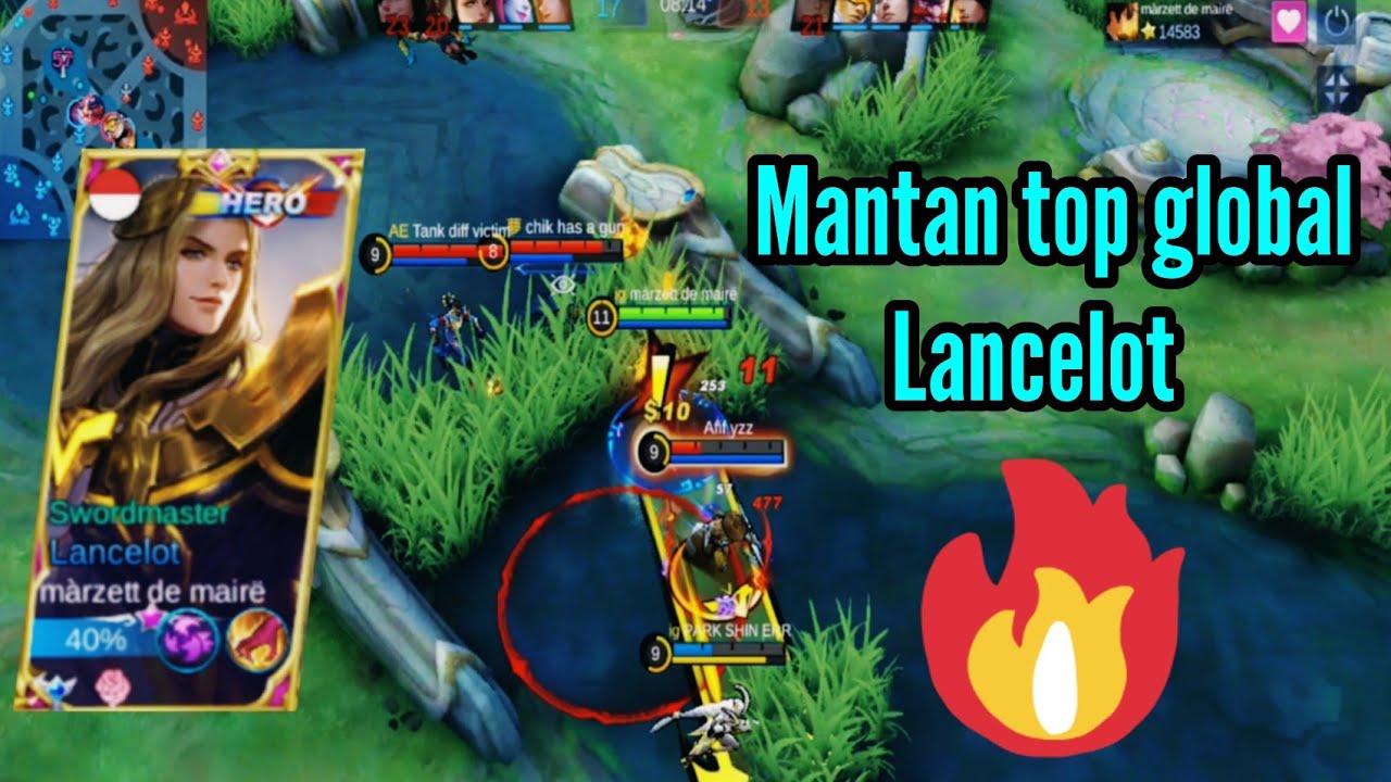 MANTAN TOP GLOBAL LANCELOT TUTORIAL & GAMEPLAY LANCELOT MLBB || BUILD ...