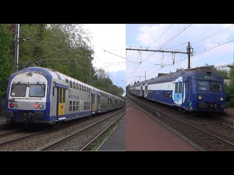 Voitures de banlieue/régionales à deux niveaux (VB2N/VR2N): Lignes N, J ...