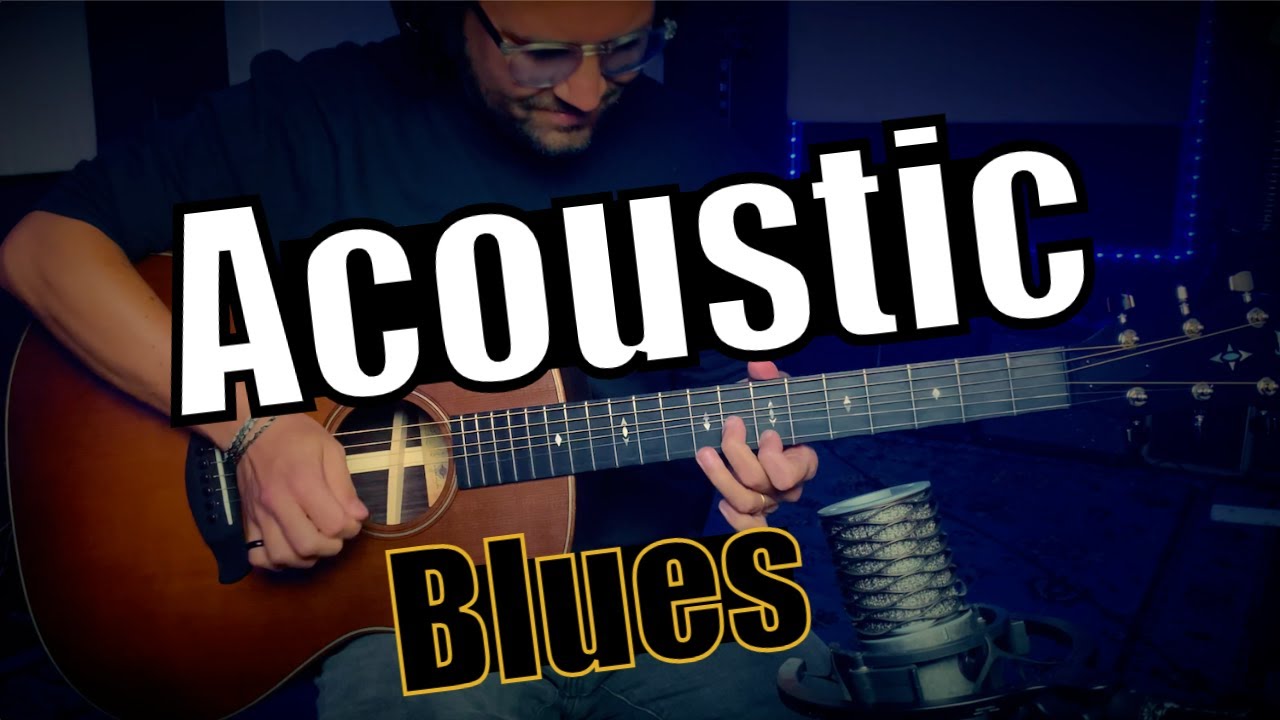 Easy Acoustic Blues Guitar Backing Track (E) - YouTube