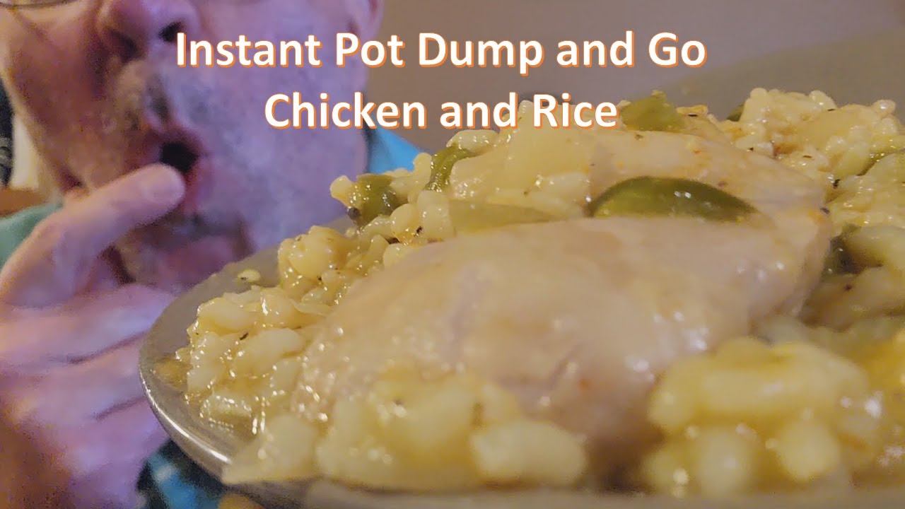 Instant Pot Dump and Go, Chicken and Rice Recipe - YouTube