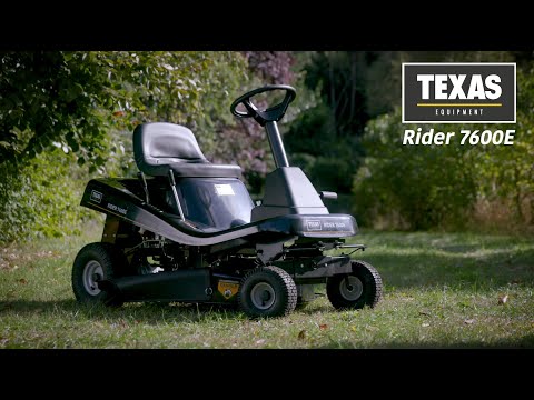 KLIP NEMT OG KOMFORTABELT GRÆSSET | Rider 7600E | TEXAS rider 🇩🇰