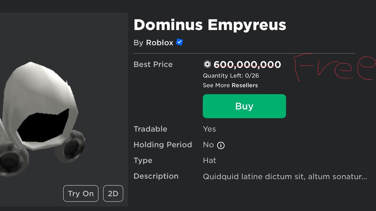 How to get free dominus - YouTube