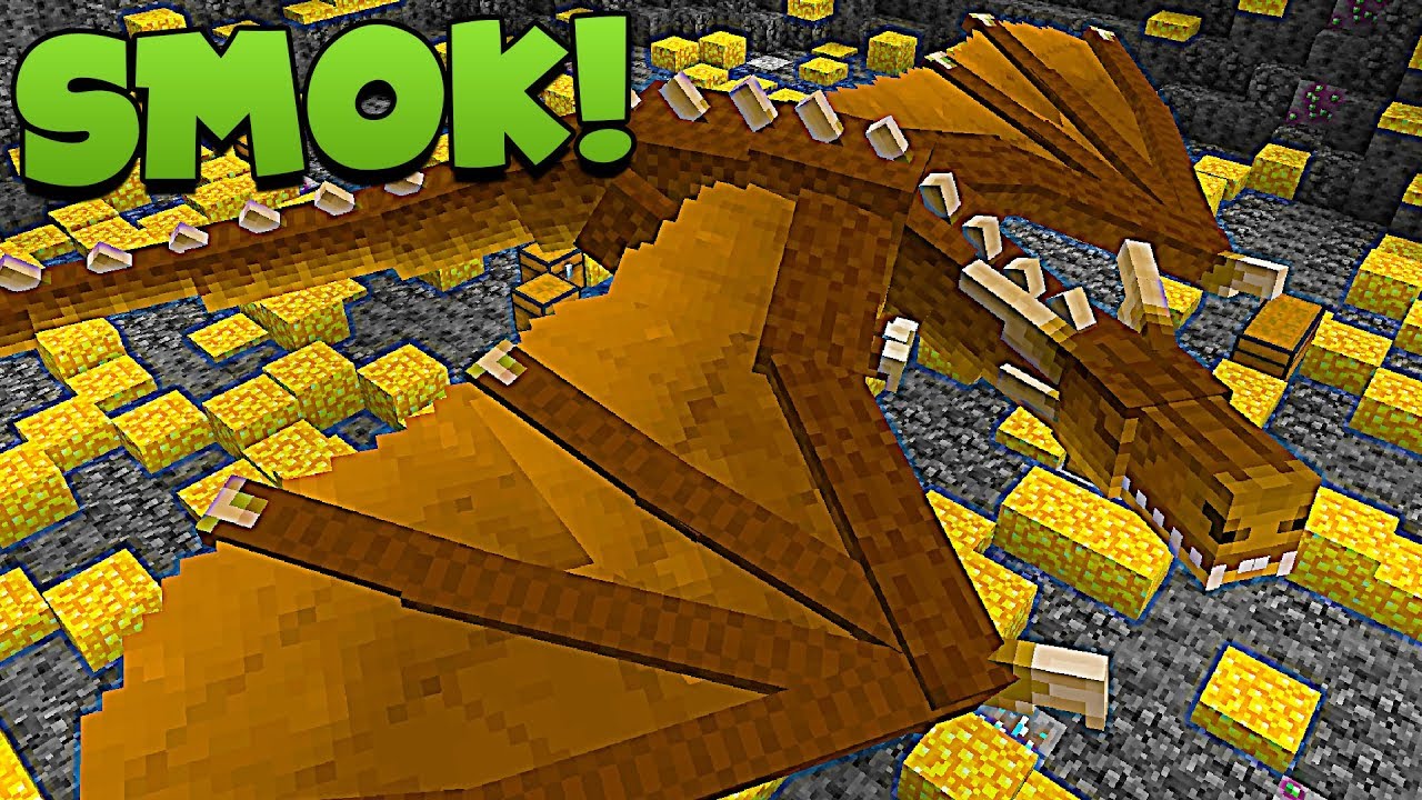 OGROMNY SMOK W PODZIEMNEJ JASKINI - Minecraft: Przygody z Flotharem #16 ...