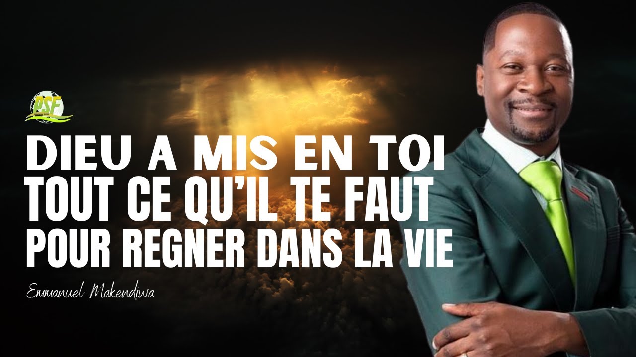 DIEU A MIS EN TOI TOUT CE QU'IL TE FAUT POUR REGNER DANS LA VIE ...