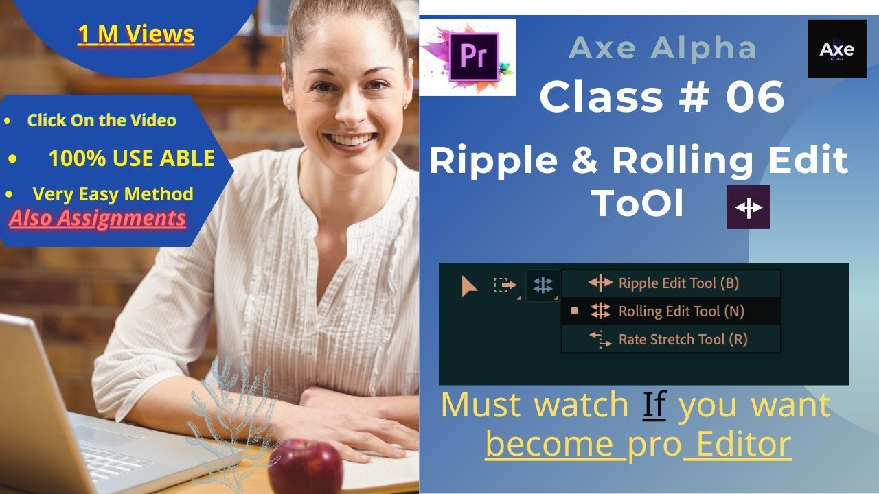 Ripple and Rolling Edit Tools | Ripple & Roll Adobe Premiere Pro CC ...
