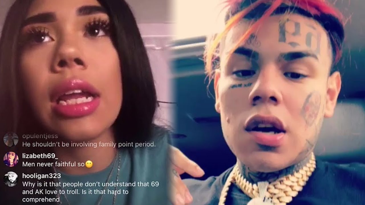 6ix9ine Baby Mother On a Shopping spree With what money? - YouTube
