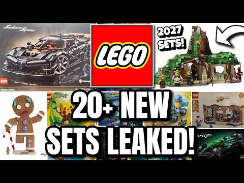 20+ NEW LEGO SETS LEAKED! (2027 Sets, Technic, Pokemon & MORE!)