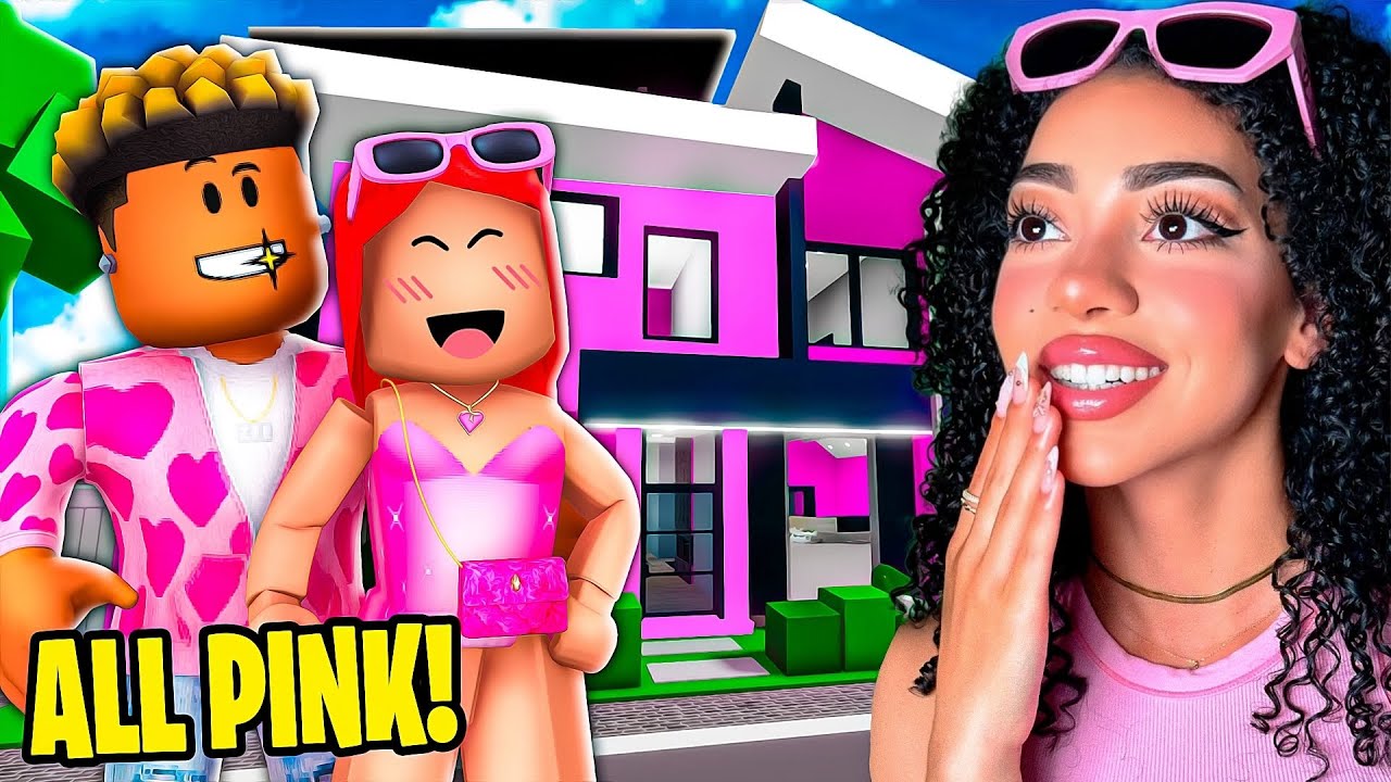 LIVING in ONE COLOR ONLY For 24 HOURS In BROOKHAVEN! - YouTube