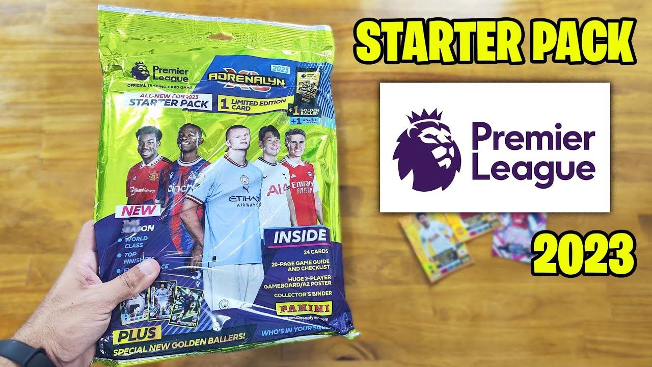 UNBOXING STARTER PACK PREMIER LEAGUE 2023 PANINI - YouTube