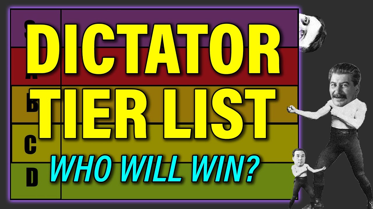Official Dictator Tier List - Who Will Win? - YouTube