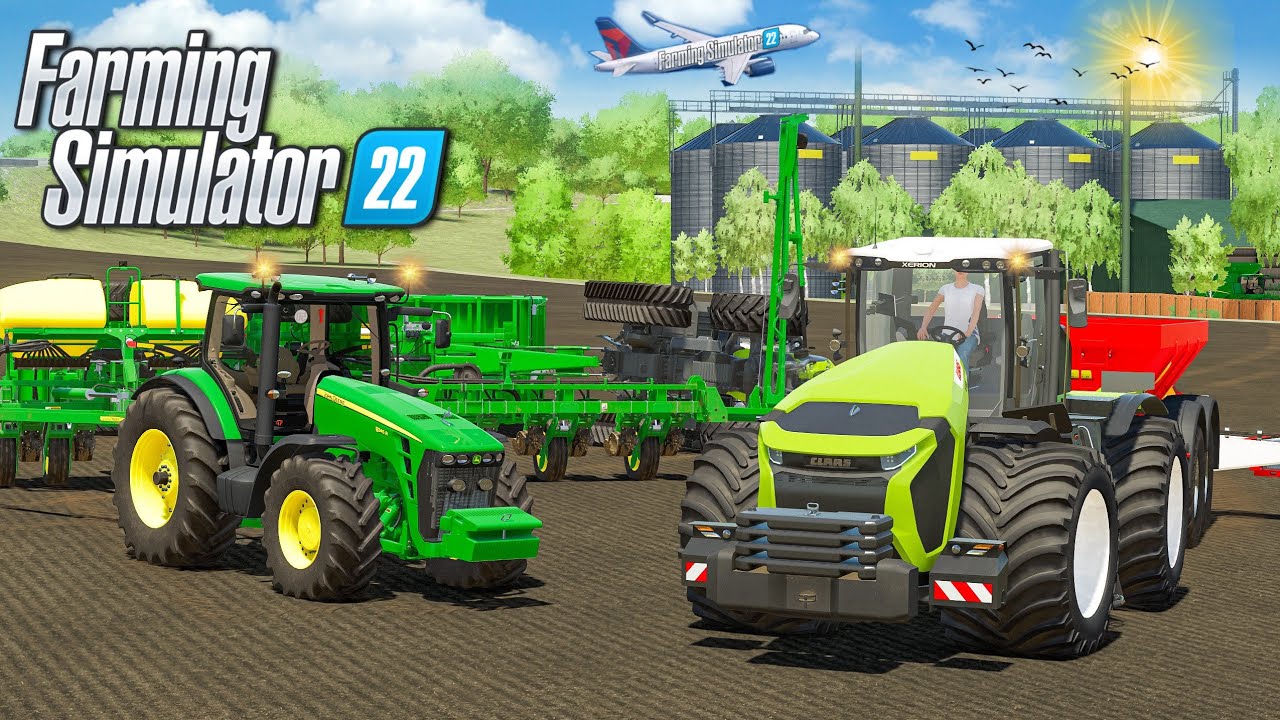 JOHN DEERE PLANTER & SPREADING LIME WITH CLAAS IN FS22 | FS22 ...