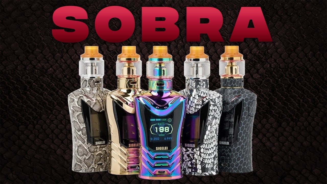 Sigelei Sobra Kit - SNAKES ON A VAPE! - YouTube