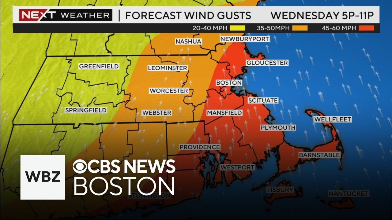 WBZ-TV's Jason Mikell and Terry Eliasen share a detailed forecast for a ...