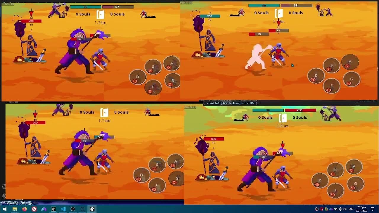 Online PvP Fighting GameMaker MMO Project - NodeJS - YouTube