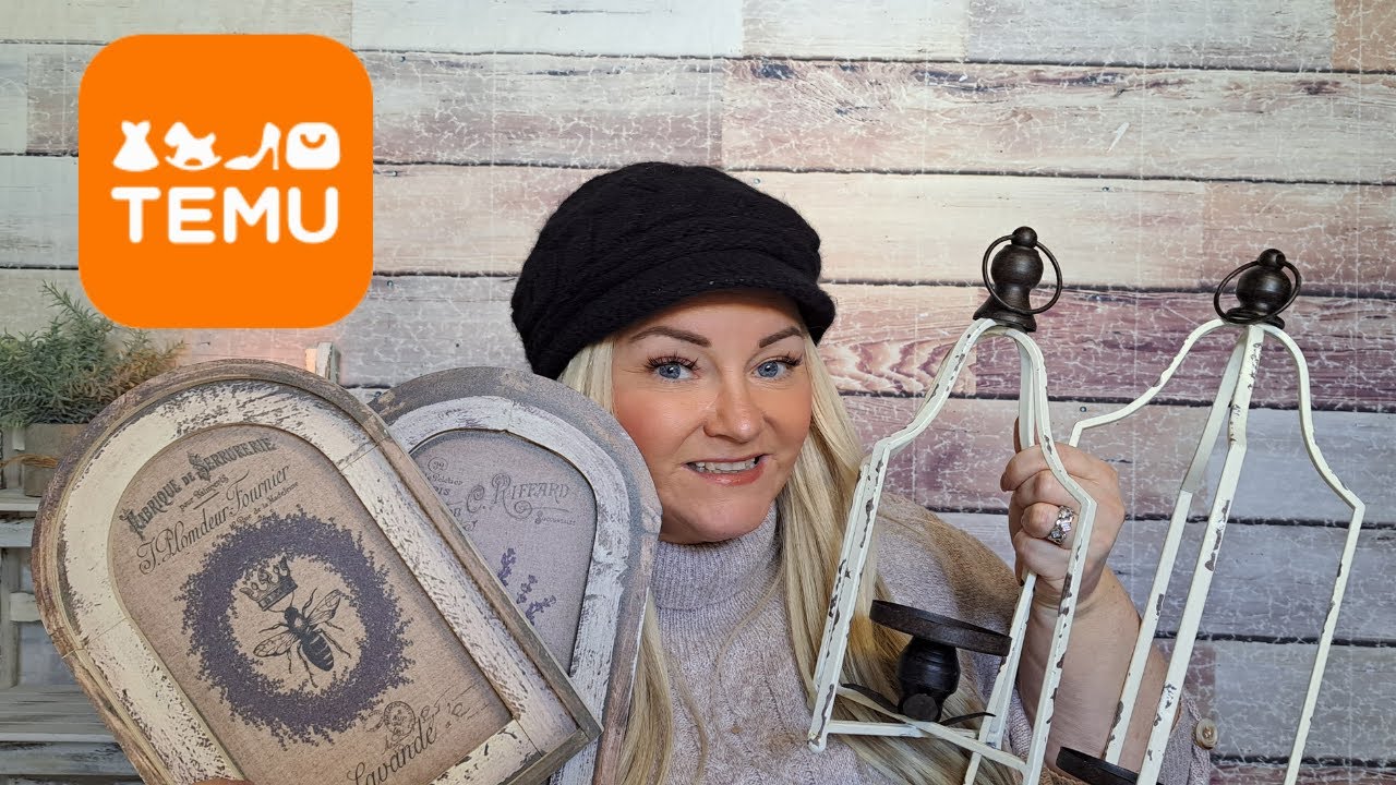 Temu Farmhouse Haul | Cozy and Rustic Decor Finds|#temu #temuhaul - YouTube