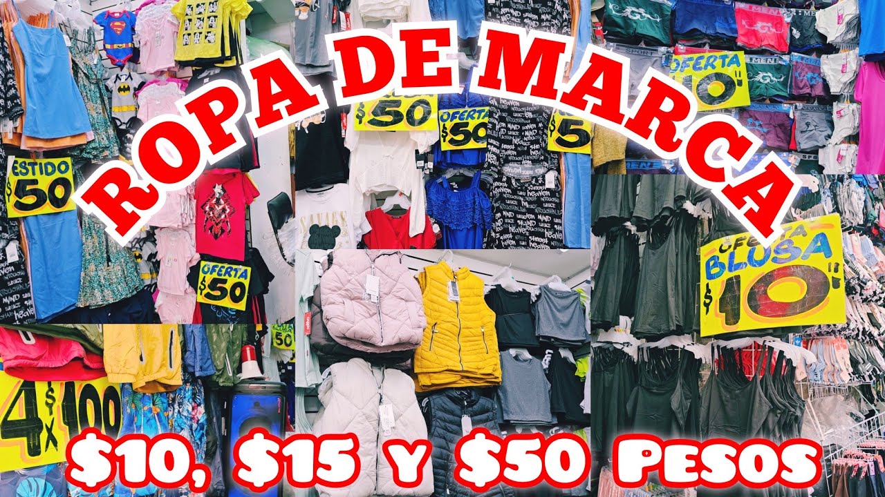 🤯UNA NUEVA TIENDA CON "ROPA DE MARCAS" DESDE $10 Y $50 PESOS😱APROVECHA ...