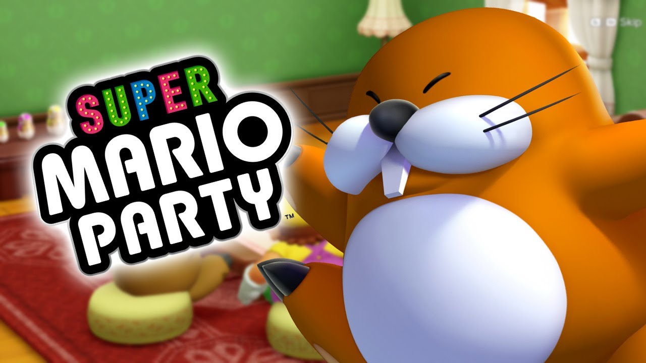 Super Mario Party | Lost in the Shuffle with Monty Mole (Master CPU ...