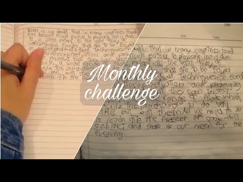 Left-handed writing challenge| Non-dominant hand/Eng ver - YouTube