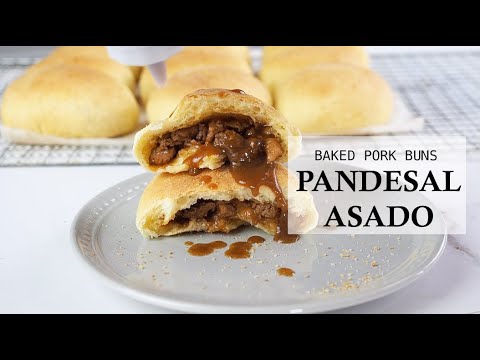 Baked Pork Buns (Pandesal Asado) - YouTube