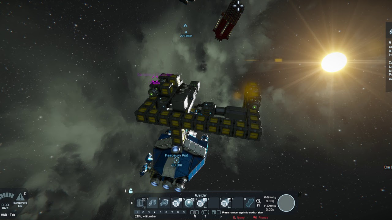 Space Engineers - Grav Powered Warheads - YouTube