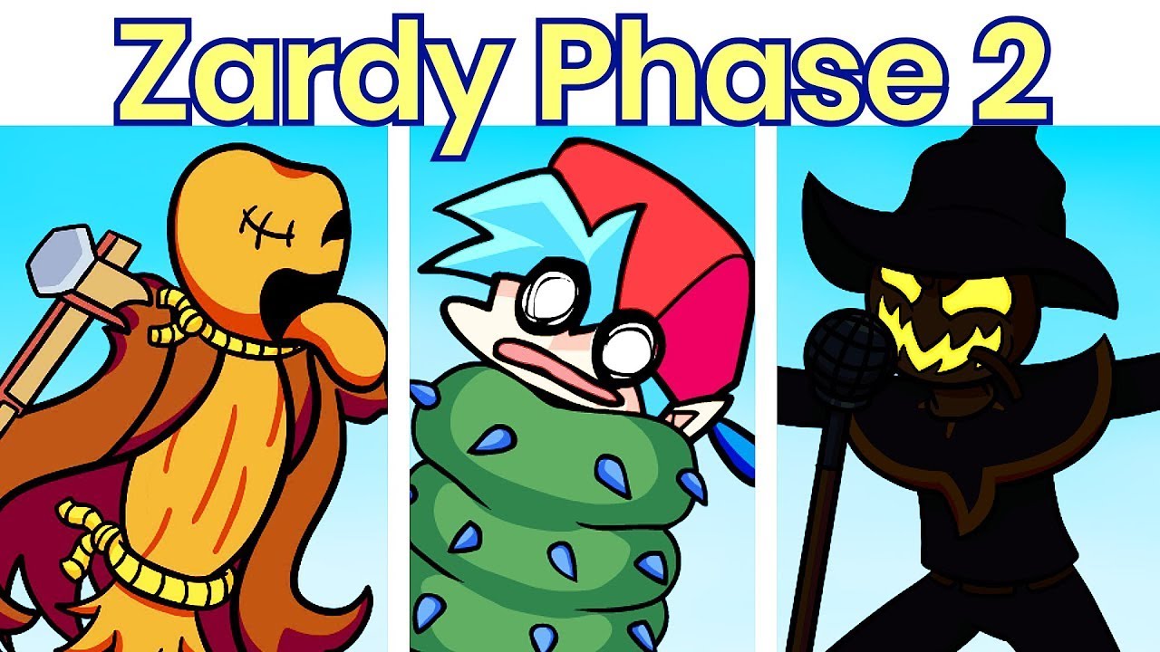 PRIMEIRO VIDEO DE FNF VS ZARDY PHASE 2 - YouTube