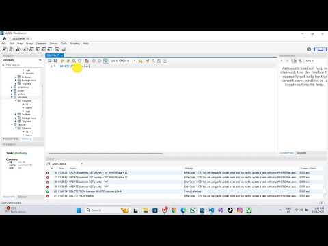 MySQL Project 36: 'SQL DELETE and TRUNCATE ' Created by Trishanth Kumar - YouTube