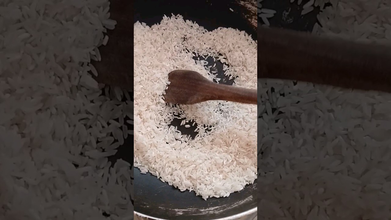 Frying uncooked rice on fire at home looks this easy! - Accra Ghana ...