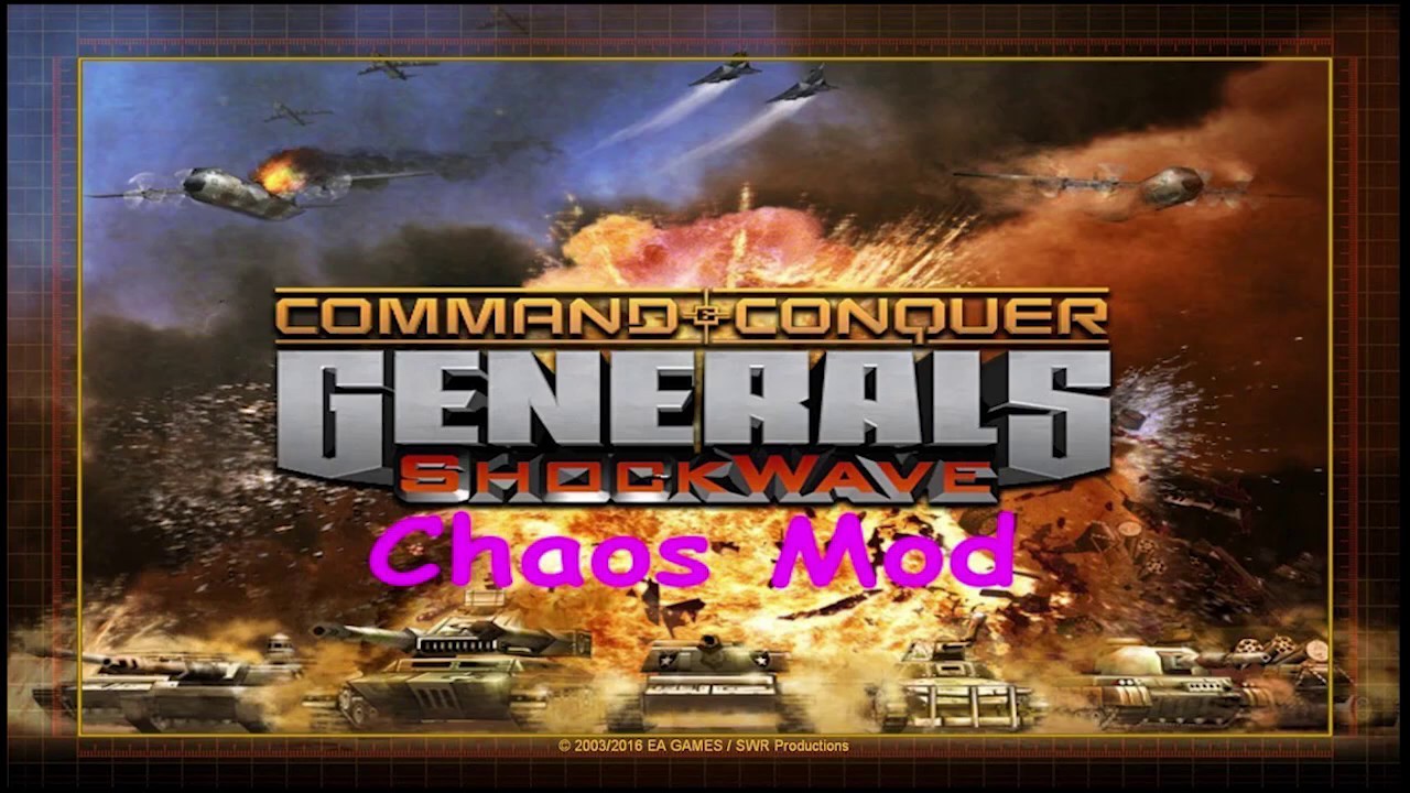 Command & Conquer: Generals Shockwave Chaos Mod (Air force General)OP ...