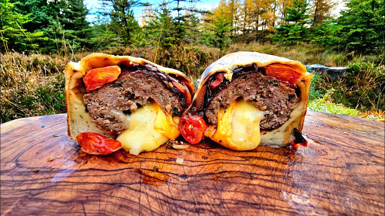 The Best Beef and Cheese You'll Ever Eat. ASMR Outdoor Cooking - YouTube
