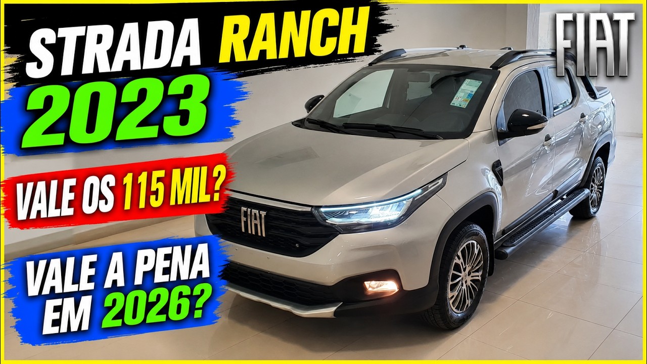 FIAT STRADA RANCH 2023: Por que ela VALE MAIS que muita Picape Zero em ...