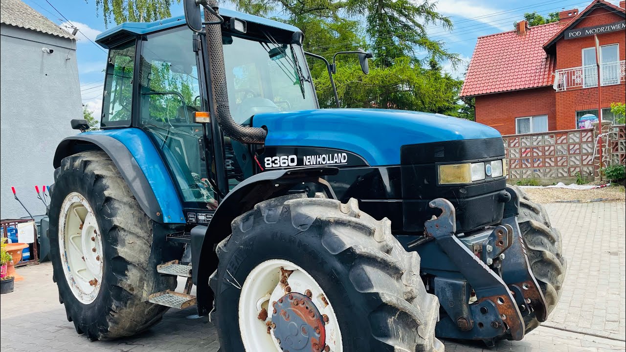 New Holland 8360, 135 KM, ładny, prezentacja, review, engine sound, for ...