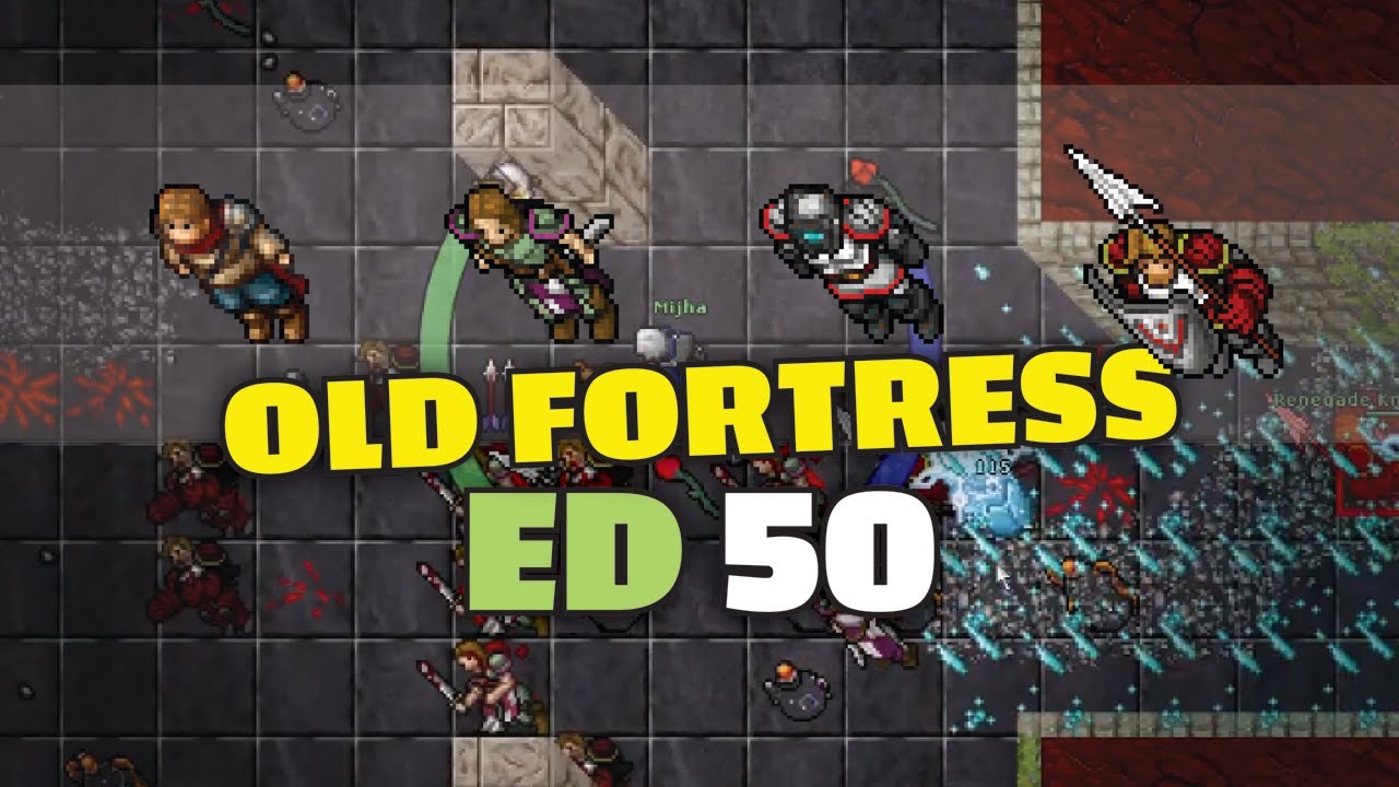 Old Fortress - ED 50 solo - Tibia hunting - YouTube