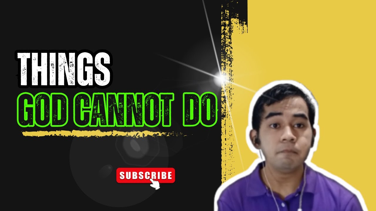THINGS GOD CANNOT DO // #jessierinmanlangit #tubebuddy - YouTube