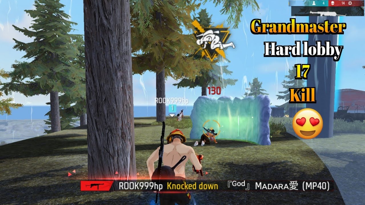 Free Fire Grandmaster hard lobby ||1vs4 🥰17Kill Jisan x FF booyah - YouTube